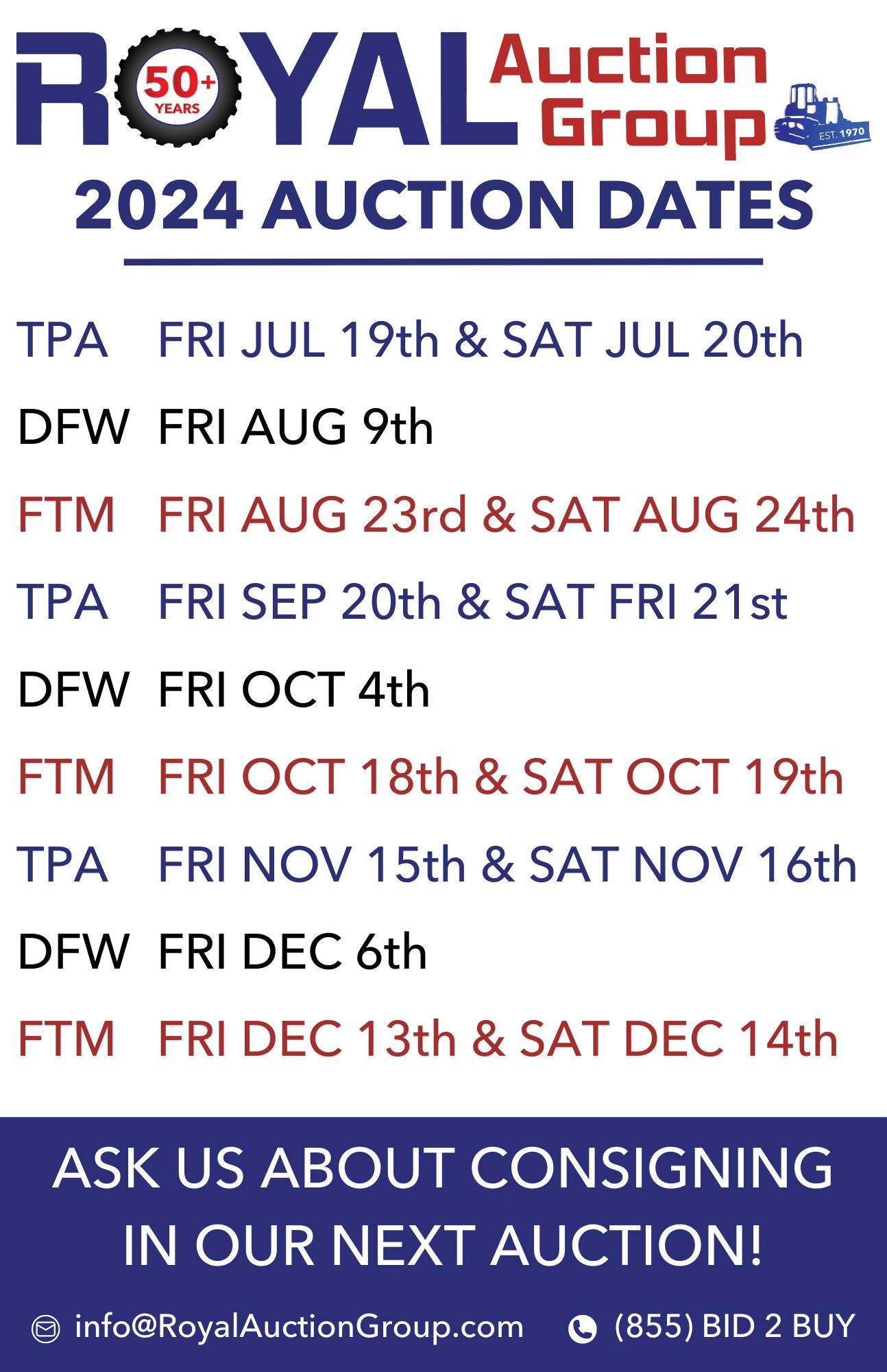 Southeast's Largest Government Surplus & Consignment Auction
